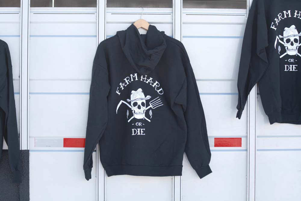 Farm Hard or Die Zip Hoodie Sweatshirt