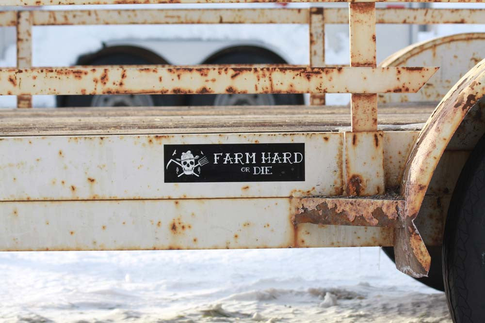 Original Farm Hard or Die Bumper Sticker